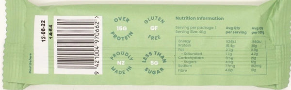 Nothing Naughty Protein Bar Mint Chocolate - Gluten Free 4 U